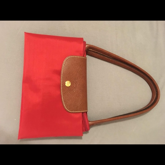 Longchamp | Bags | New Original Red Longchamp Le Pliage Medium | Poshmark